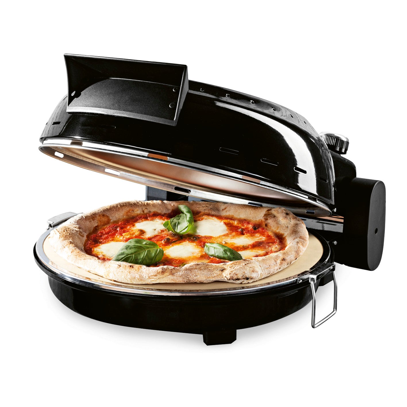GOURMETmaxx Pizza Maker mit Temperatureinstellung inkl. herausnehmbare ...